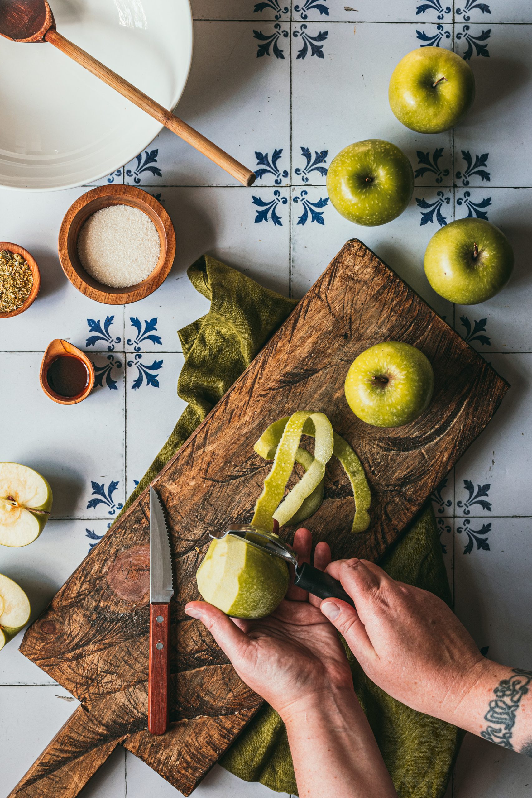 Vegan Gluten-Free Chamomile Apple Galette | sweet miscellany